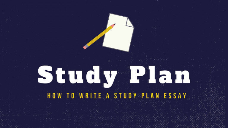 Study Plan for Scholarship: 10 Steps to Write a Study Plan from Scratch ...
