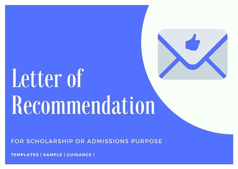 Writing Student s Recommendation Letter For Scholarship Or Admission 
