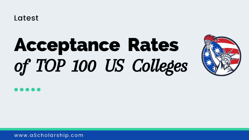 Acceptance Rates of Top 100 US Colleges [Higher to Lower] - Academic ...