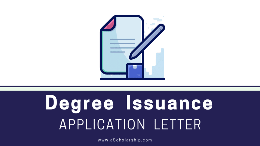 Degree Certificate Issuance Application Samples, Templates and Format ...